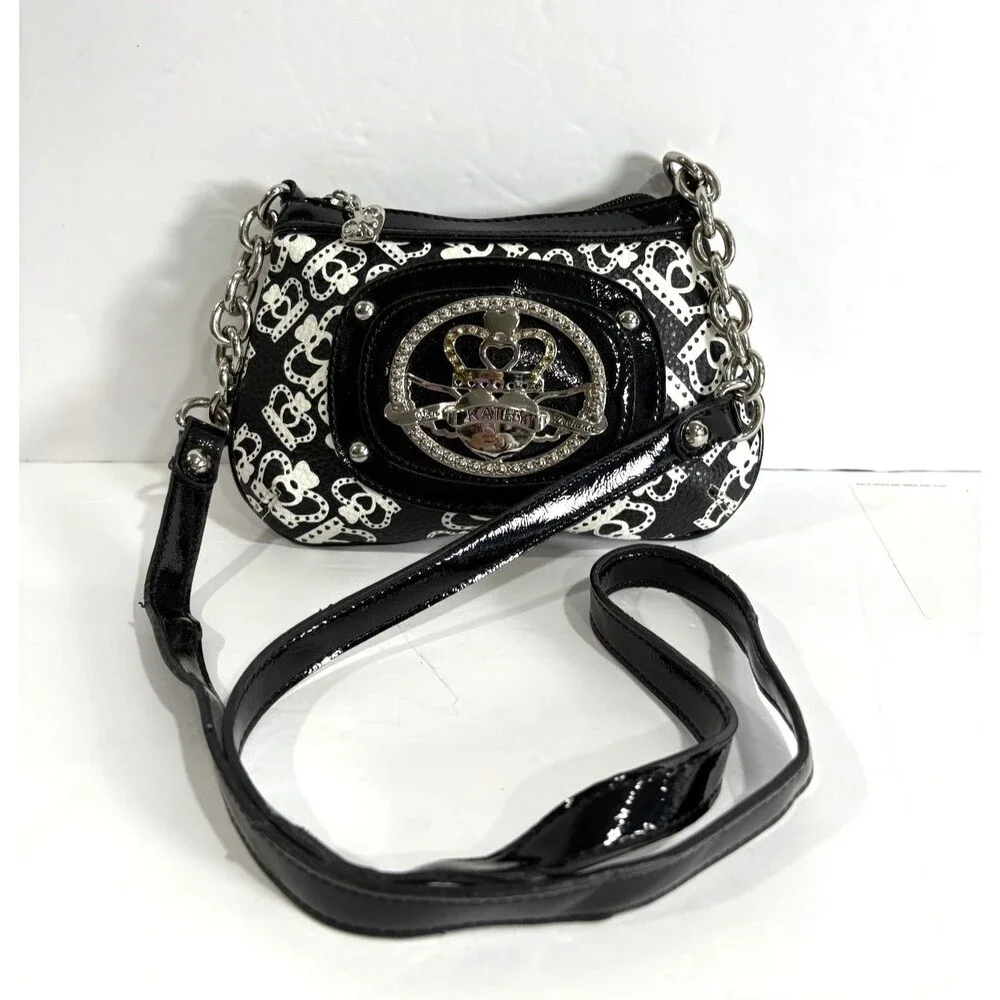 Kathy Van Zeeland | Bags | Kathy Van Zeeland Crown Monogram Crossbody ...